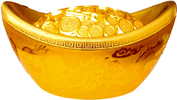 The Shape Of Dumplings Looks Like Gold And Silver Ingots - Chinese Gold ...