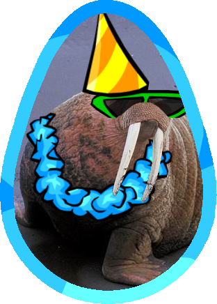Download Shurow The Walrus Easter Egg - Chocolate Cake PNG Image with ...