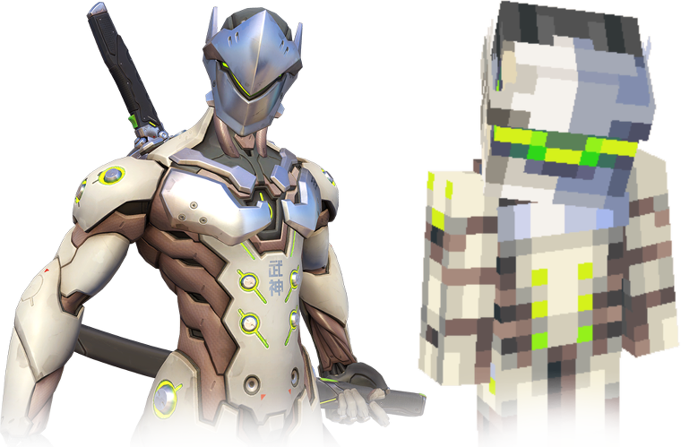 Genji Is Perhaps My Least Favorite Character To Play, - Minecraft Skins ...