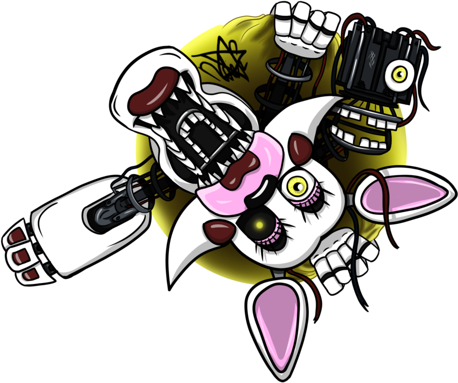 Download The Mangle By Demiamuca On Deviantart Svg Download - Cartoon ...