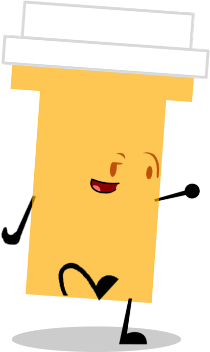 Download Pill Bottle - Pill Bottle Bfdi PNG Image with No Background ...