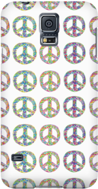 Download Peace Sign Hippie Cell Phone Case - Hippie PNG Image with No ...