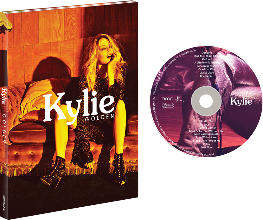 Download Buy Online Kylie - Golden Kylie Minogue Cd PNG Image with No ...
