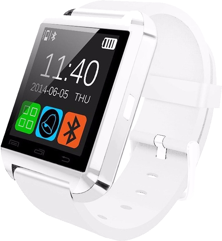 Download Smartwatch U8 - Smartwatch U8 Bluetooth Blanco PNG Image with ...