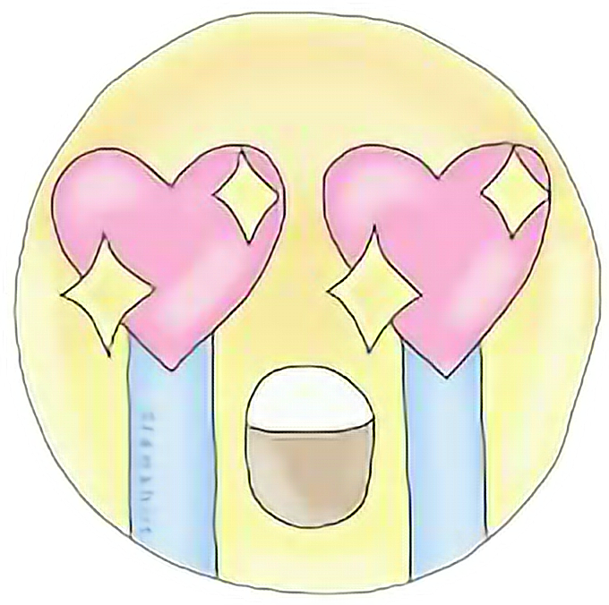 Emoji Enamorado Corazones Llorando - Emoji Llorando Con Corazones ...