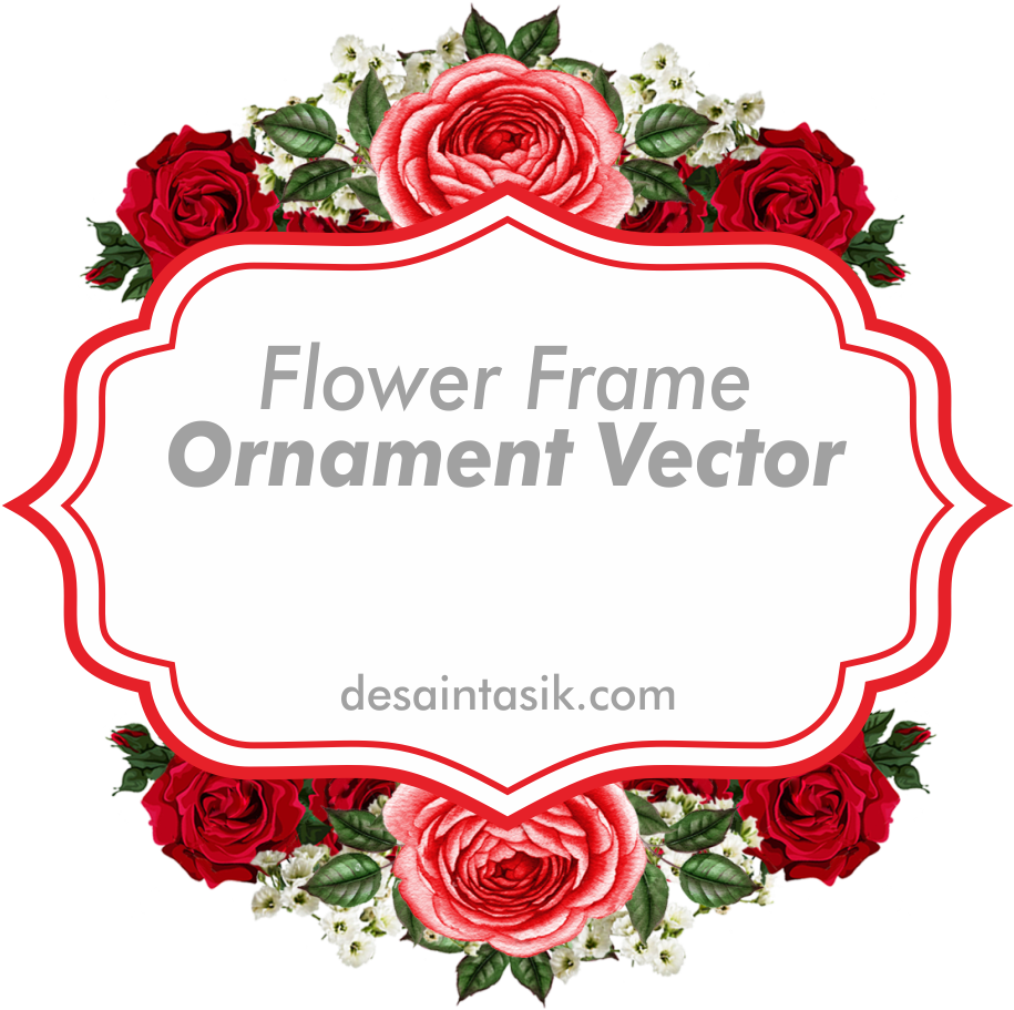 Frame Flower Ornament - Vektor Bunga Png - Free Transparent PNG ...
