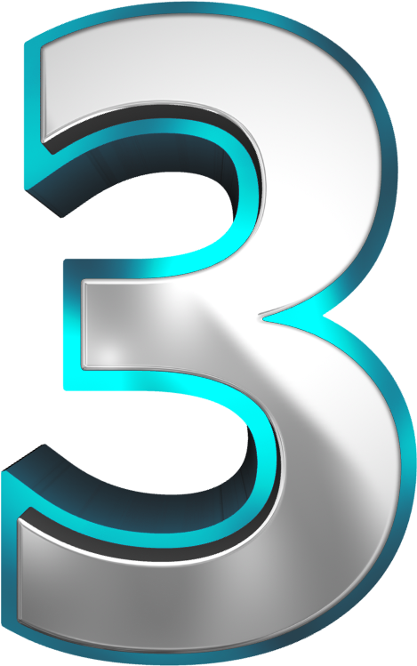 Download Metallic Numbers Png PNG Image with No Background - PNGkey.com