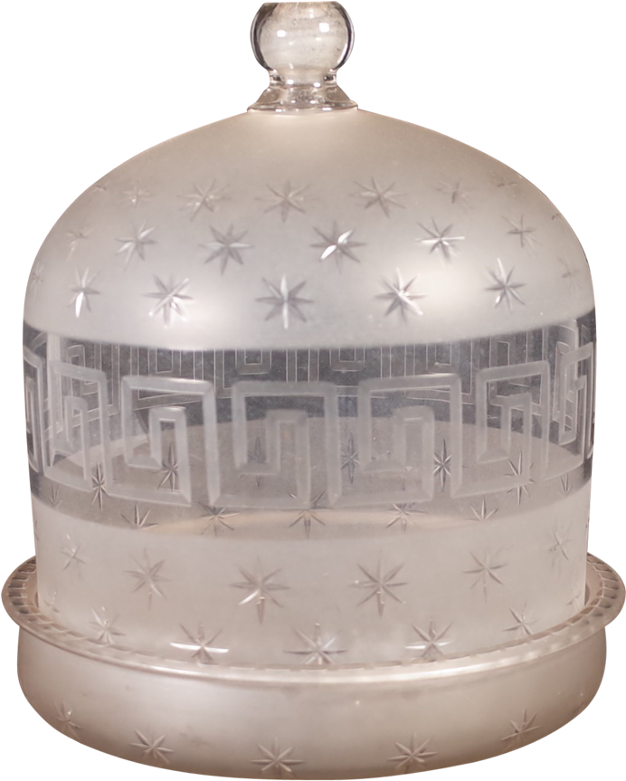 Download Regency Star Cut And Greek Key Etched Glass Cheese - News PNG ...