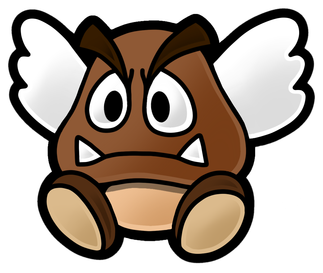 Download Paragoombapmtsoo - Super Paper Mario Paragoomba PNG Image with ...