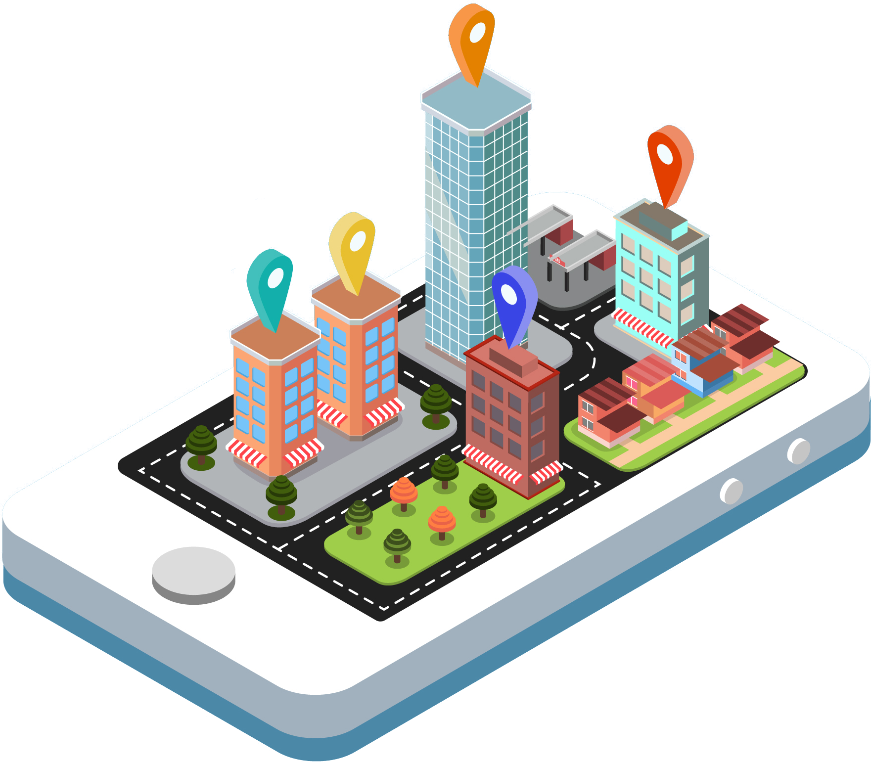 Download Designed By Freepik - Transparent Smart City PNG Image with No ...