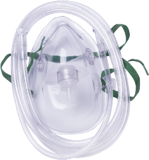 Download Adult 210cm Tubing - Oxygen Mask PNG Image with No Background ...