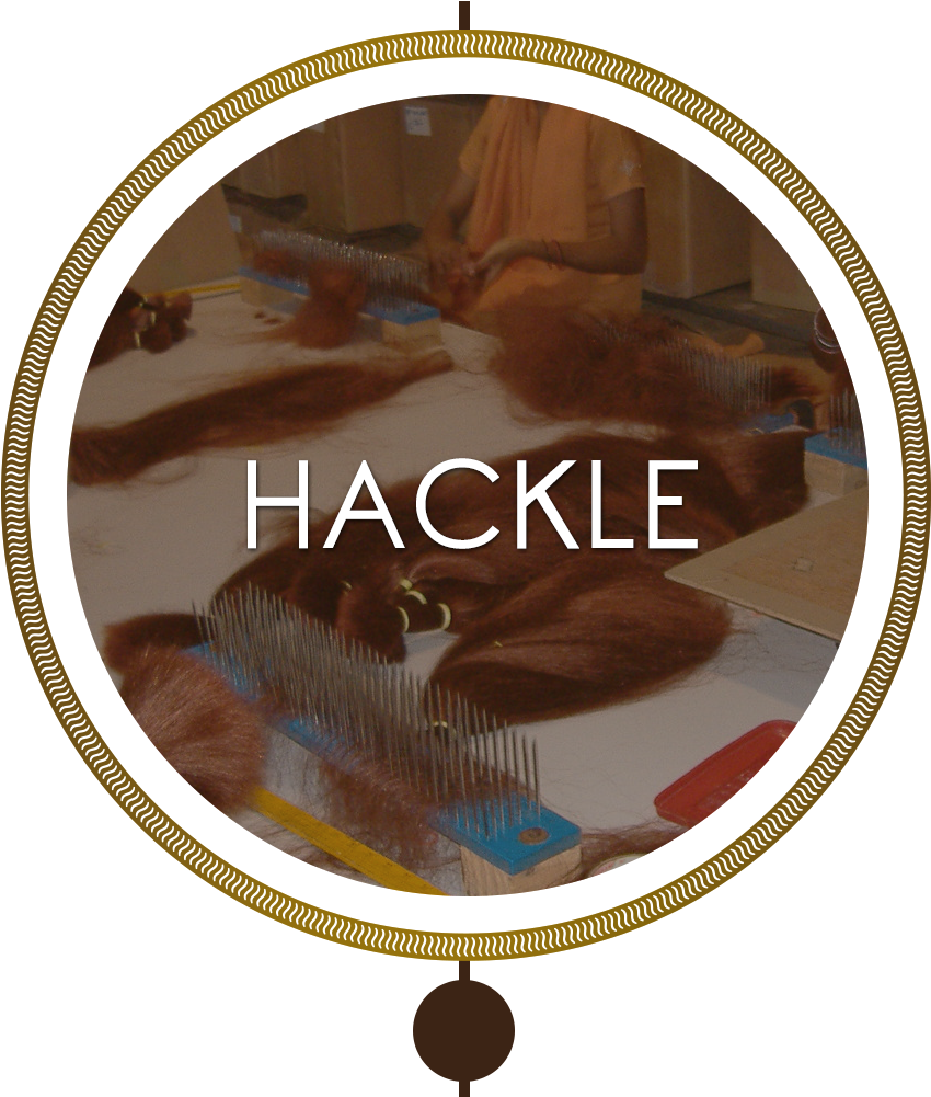 Download Hair Is Hackled Into 500g Bundles Of Equal Length And ...