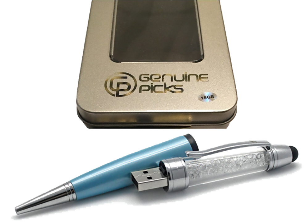 Download Stylish Crystal Ballpoint Usb Pen With 16gb Flash Drive ...