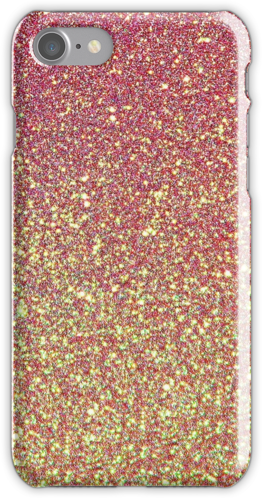 Pink Gold Glitter Texture Iphone 7 Snap Case - Rosa Goldglitter-imitatfolie Flachmann - Free ...