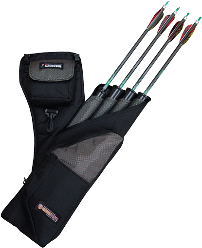 3d Quivers Tactical Silver - Black Quiver - Free Transparent PNG ...