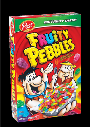 Post Fruity Pebbles Cereal - 11 Oz Box - Free Transparent PNG Download ...