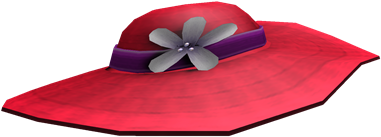 Download Red Sun Hat - Transparent Red Lady Hats PNG Image with No ...