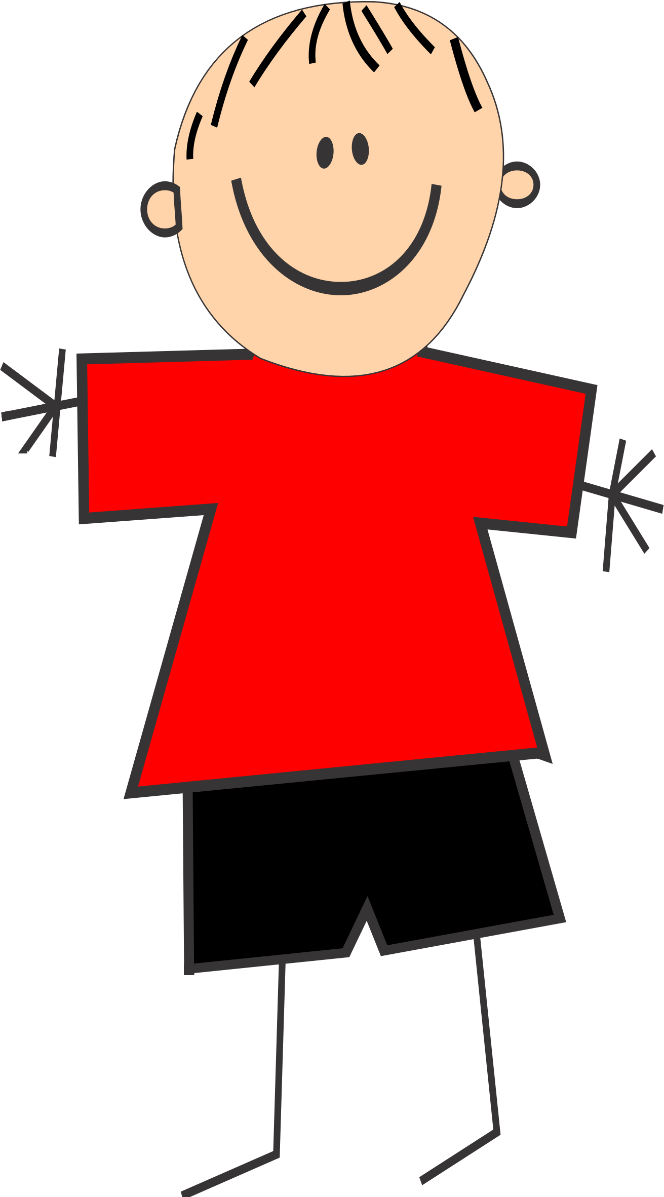 Download This Free Icons Png Design Of Boy With Red Shirt PNG Image ...