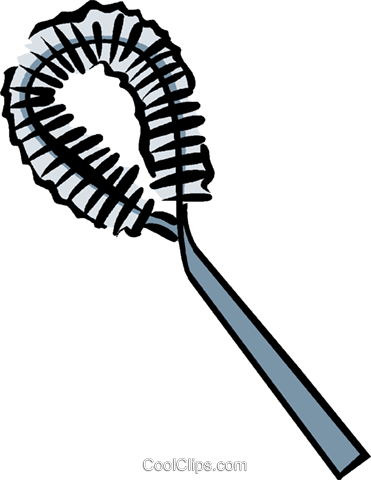 Toilet Brush Royalty Free Vector Clip Art Illustration - Toilet Brush ...