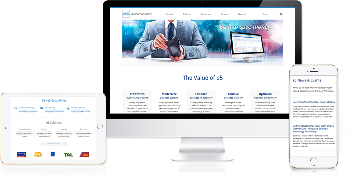 Download E5 Workflow Business Workflow Website Design By Thought - Online Advertising PNG Image ...