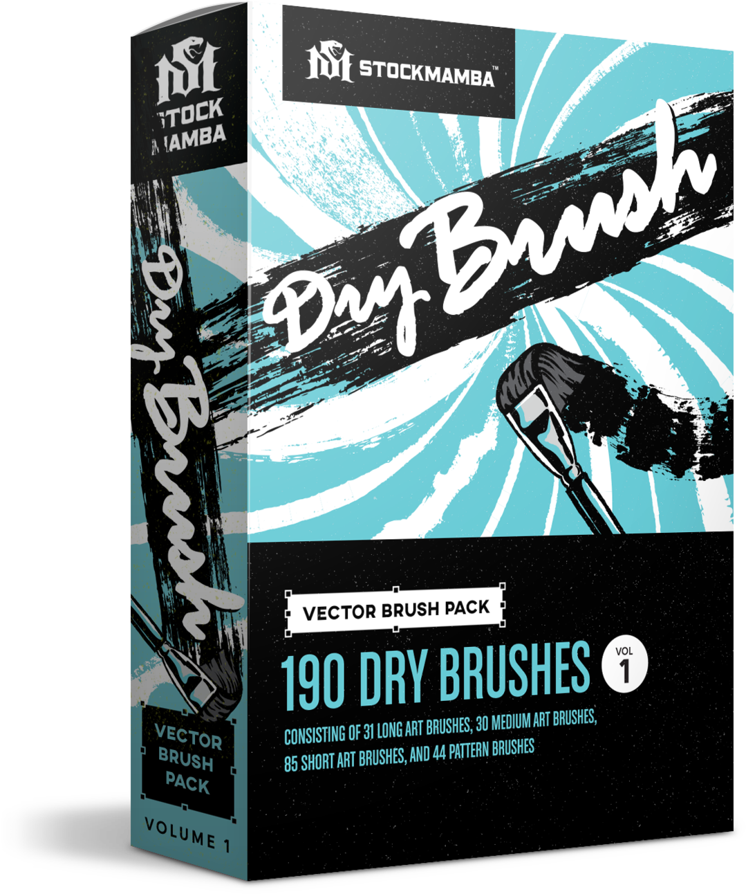 Download Dry Brush Vector Brush Pack - Brush PNG Image with No ...