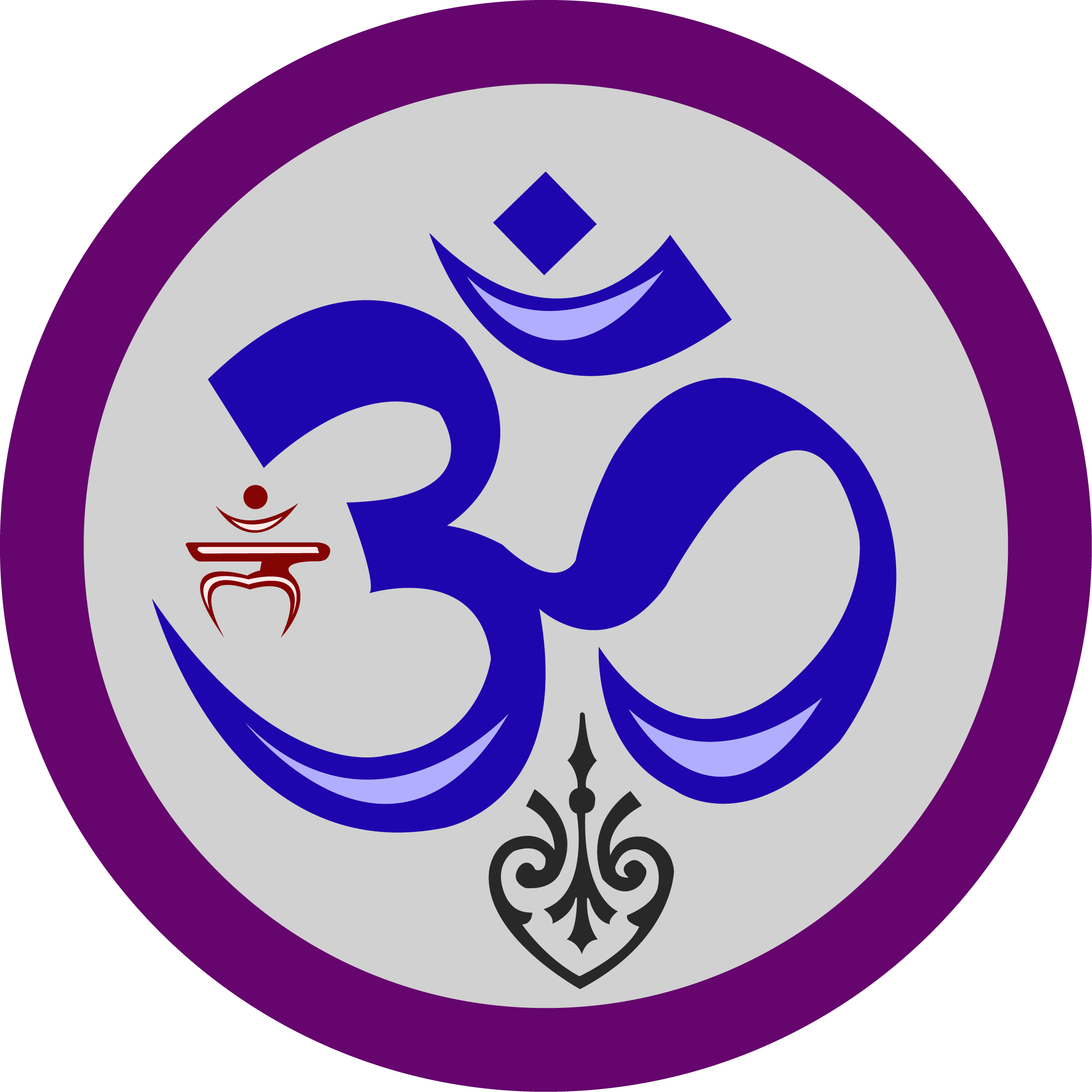 Download I Combined A Few Symbols Common To Eastern Thought - Aum 4 ...