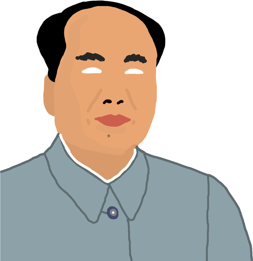 Download Mao Zedong - Cartoon PNG Image with No Background - PNGkey.com