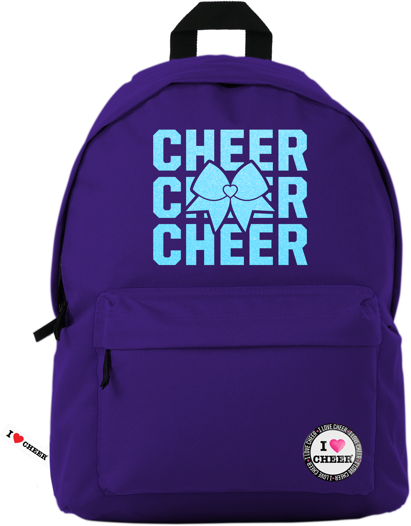 Download Purple Glitter Cheer Backpack - Backpack PNG Image with No ...