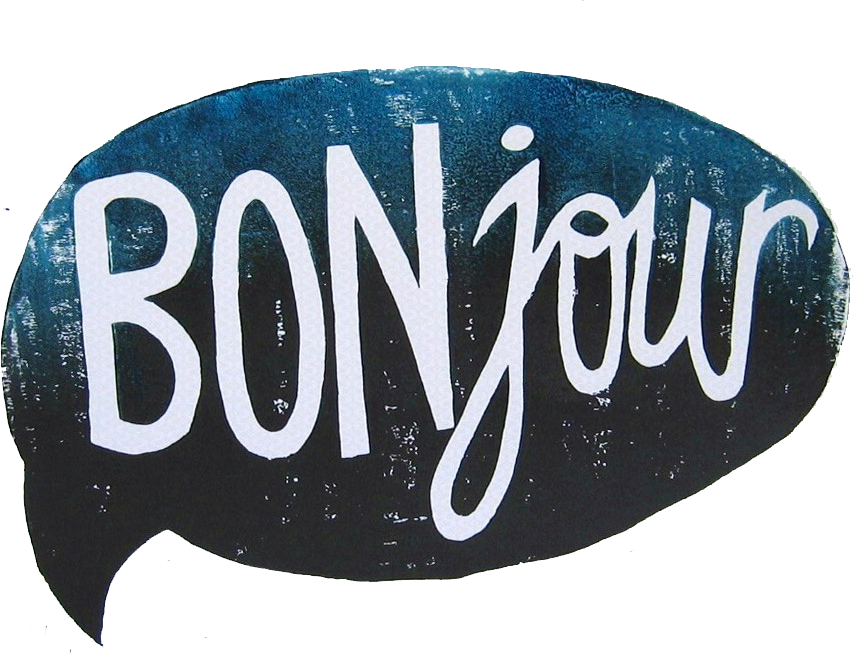 Download Bonjour - Bonjour In A Speech Bubble PNG Image with No ...