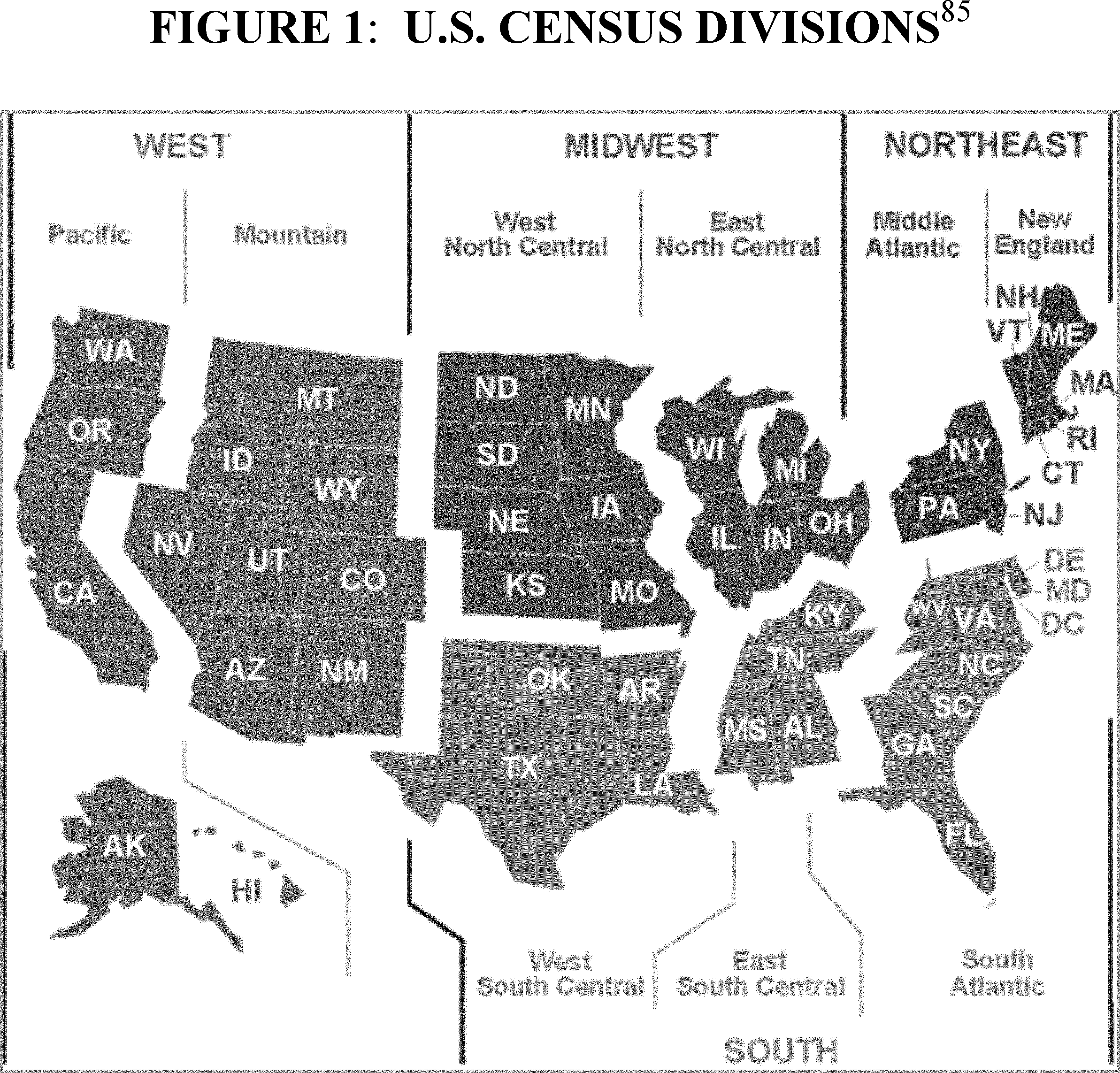 Download Federal Register - All 7 Regions Of The United States PNG ...
