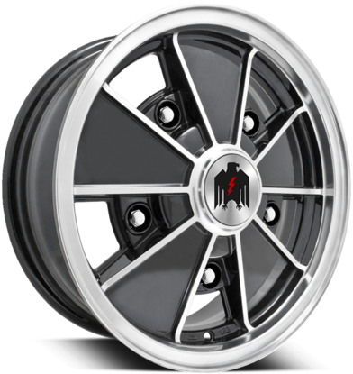 Download Klassik Rader Zodiac Gloss Black Machined - Empi Brm Wheel ...