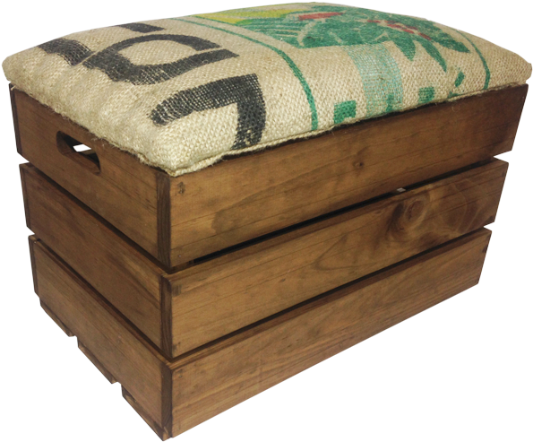 Caja Madera Saco 01 - Caja De Madera Vintage - Free Transparent PNG ...