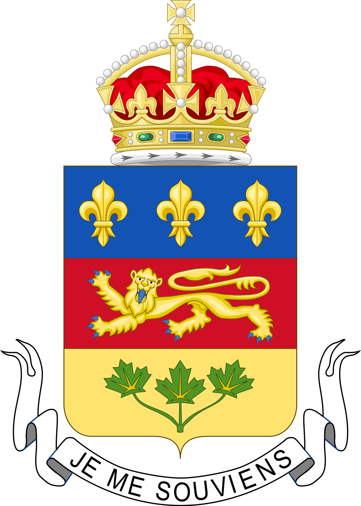 Download Coat Of Arms For Quebec PNG Image with No Background - PNGkey.com