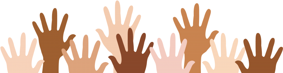 Multicultural Education - People Raising Hands Png - Free Transparent ...