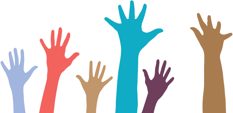 Download Hands Raised Up - Sign PNG Image with No Background - PNGkey.com