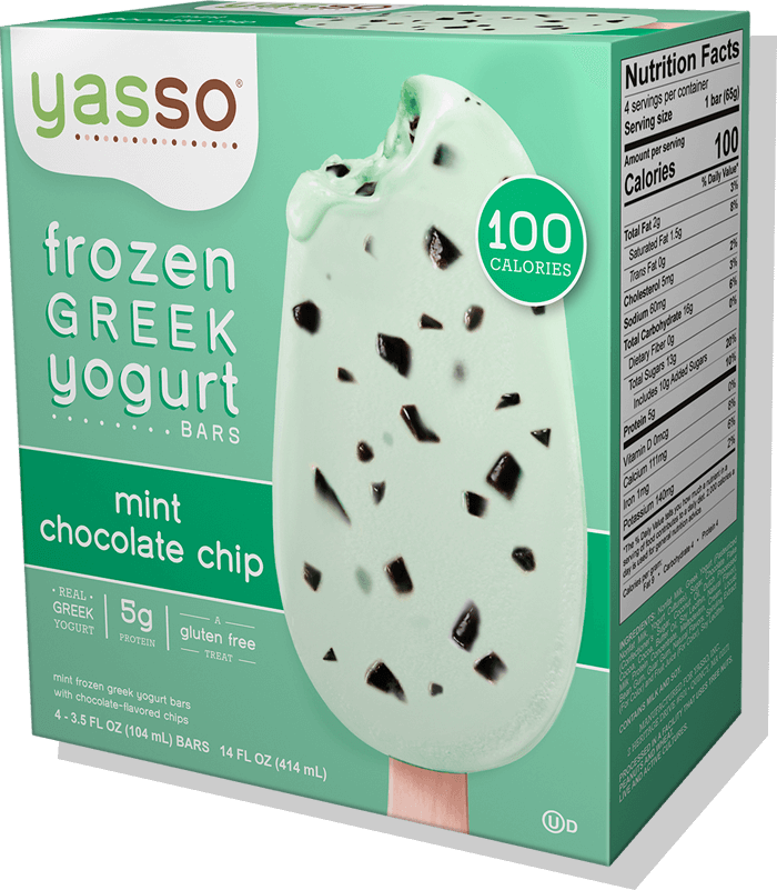Download Mint Chocolate Chip - Yasso Bars Nutrition Facts PNG Image ...