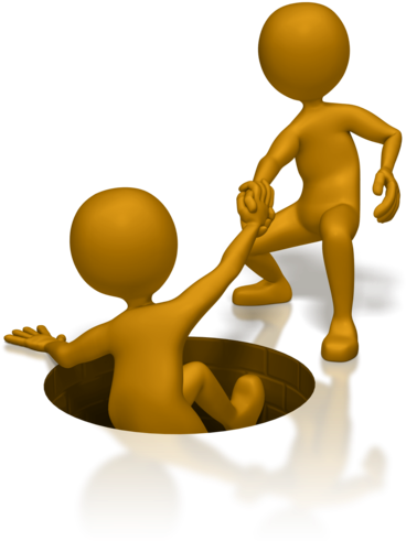Helping People Up Clipart