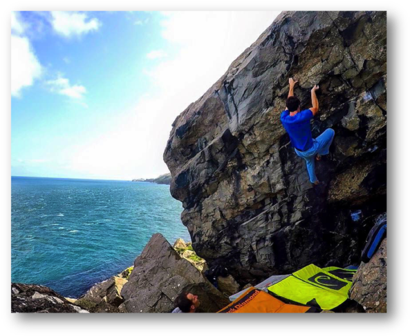 Download Fighting On The Small Undercut Of 'crouching Tiger - Cliff PNG ...