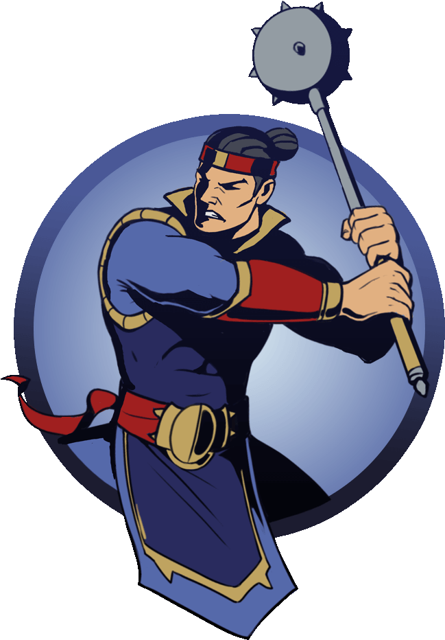 Download Man Two Handed Mace - Shadow Fight 2 Thunder PNG Image with No ...