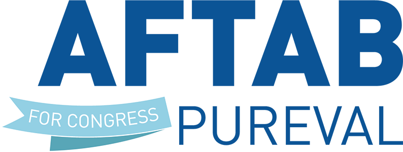 Download Aftab Pureval For Congress Logo 2018, Blue - Aftab For Ohio ...