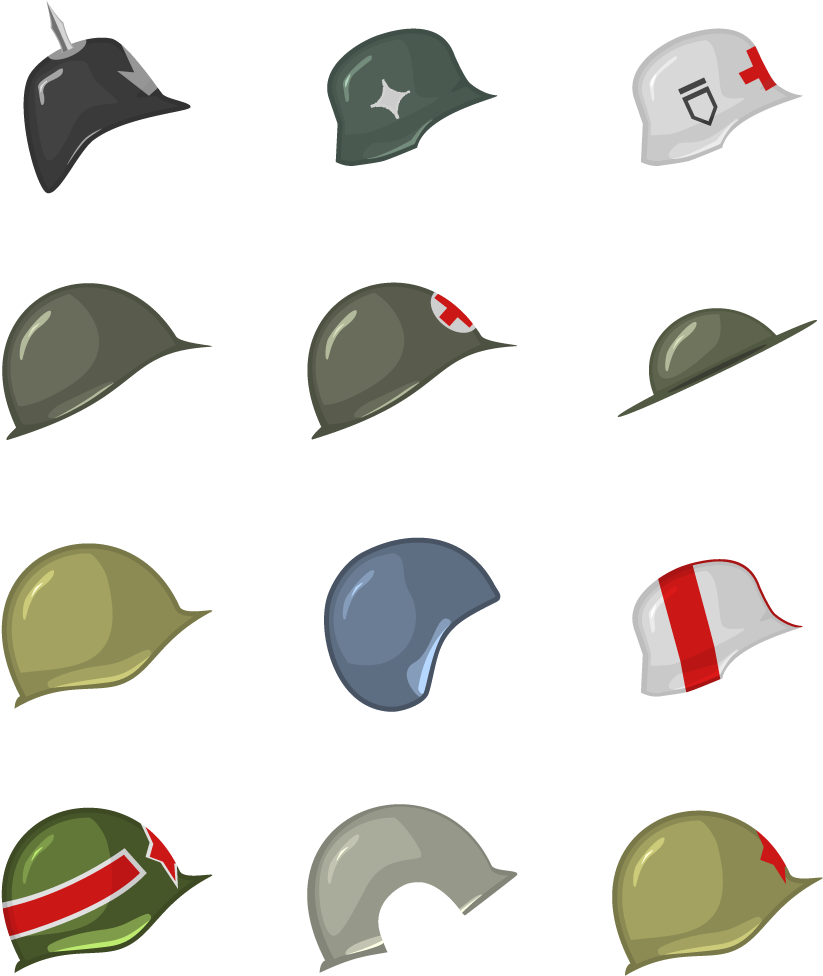 Ww2 Helmet Icons By Student Bradley Carlson - Ww2 Helmet Icon - Free ...