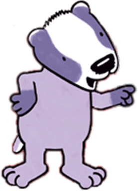 Poppy Cat Egbert The Badger - Poppy Cat - Free Transparent PNG Download ...