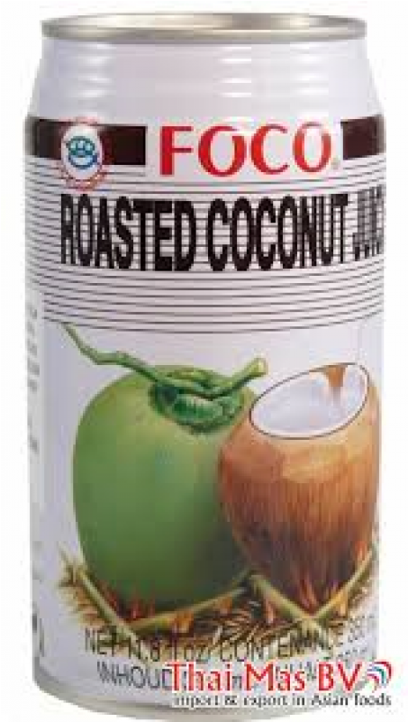 Foco Roasted Coconut Juice Drink 350ml - Free Transparent PNG Download ...