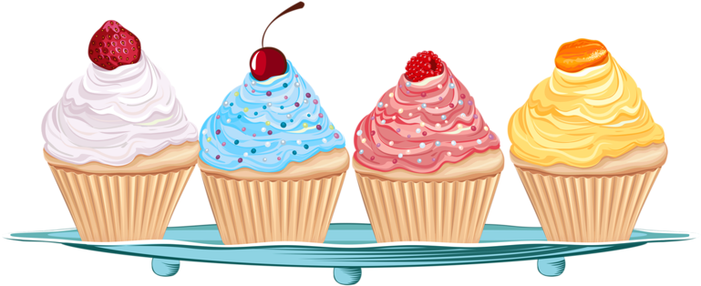 cupcakes‿ ⁀ Cake Vector, Views Album, Cupcake Cakes, - Sketsa Gambar ...