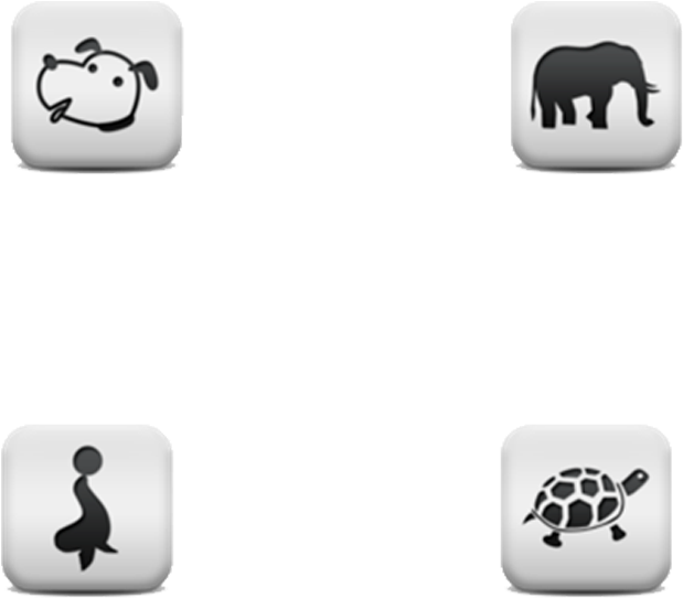 Download Flat Hand Drawn Animal Ui Icon - Black And White Turtle Bib ...