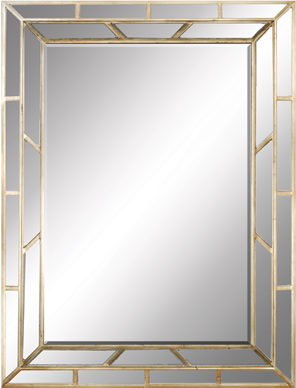 Aged Gold Mirror - Paragon Aged Traditional Mirror - Free Transparent ...