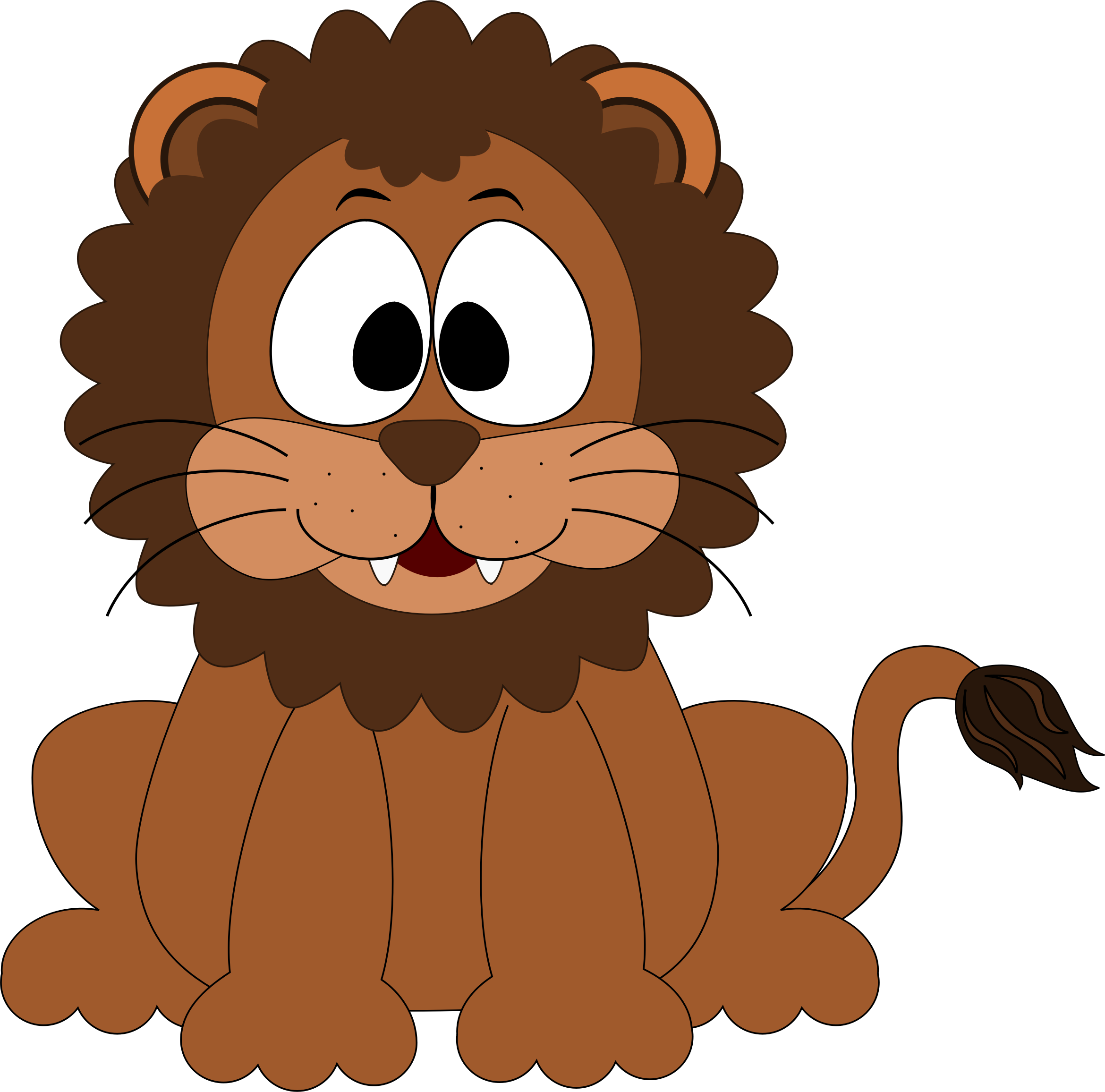 Download Clipart Cartoon Lion Png - Cartoon Lion Transparent PNG Image ...