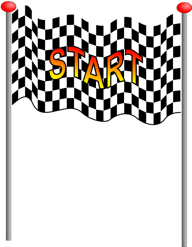 The Beginning Of The Flag - Start Clipart - Free Transparent PNG ...