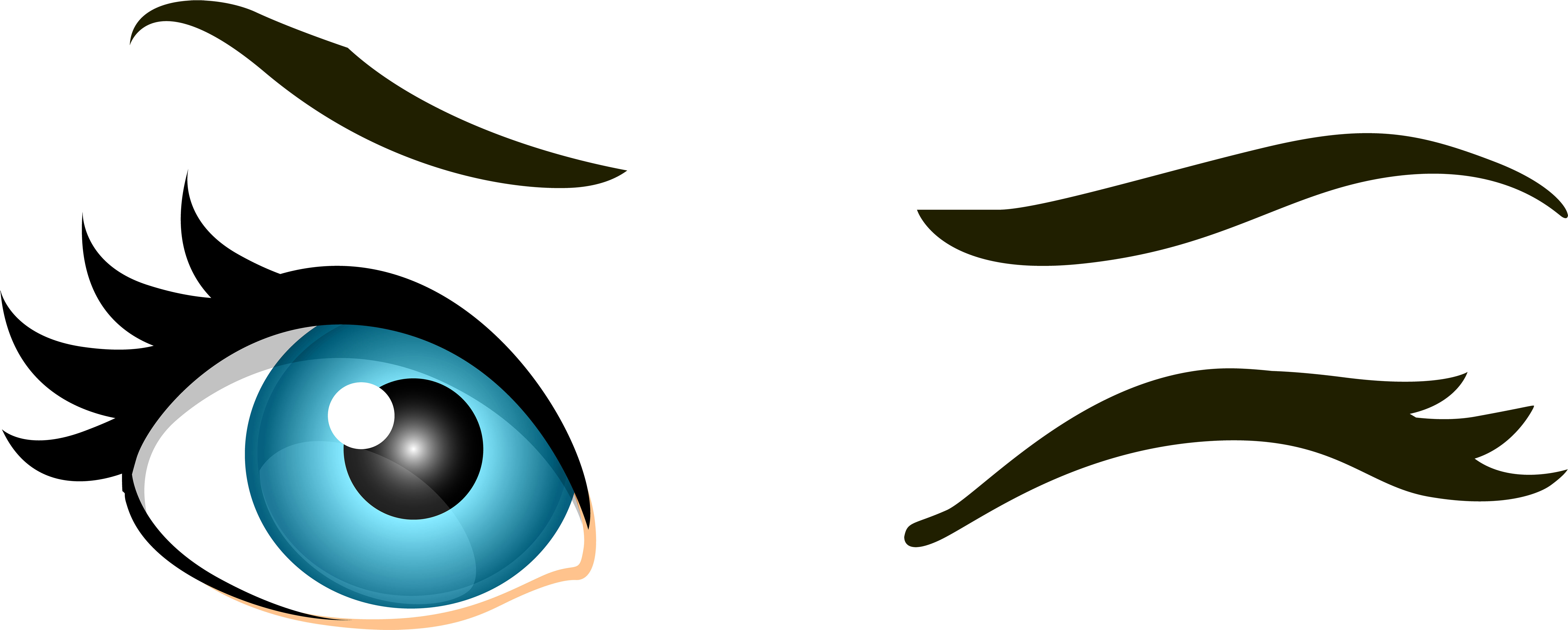 Clip Art Looking Eyes