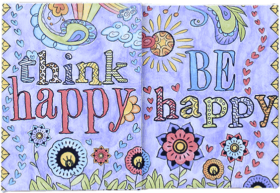 Download Think Happy, Be Happy: Art, Inspiration, Joy PNG Image with No ...